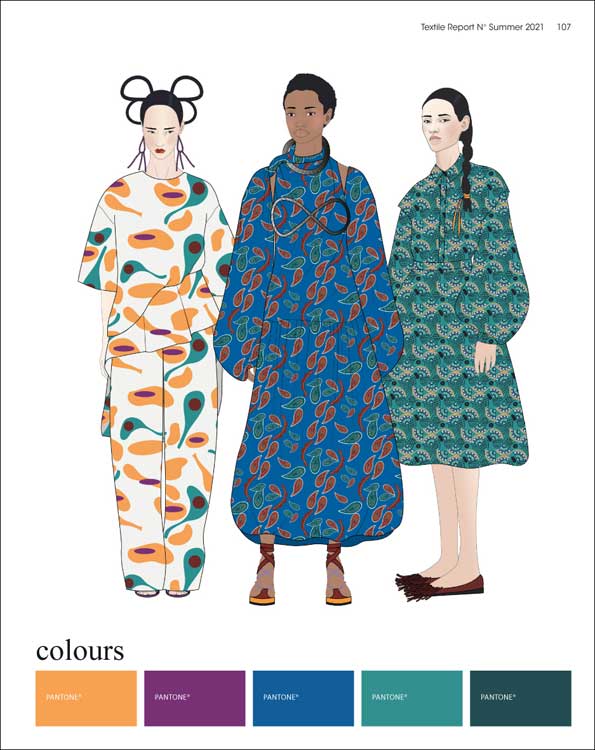 textile report no.2/2020 summer 2021 | Fashion Room